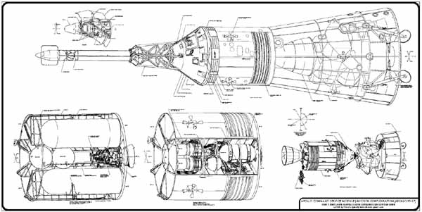 Apollo Spacecraft Blueprints
